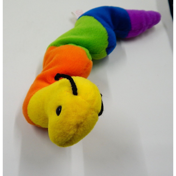 Ty | Toys | Ty Beanie Baby Inch The Worm 1 Inch Plush Stuffed Toy Yarn ...